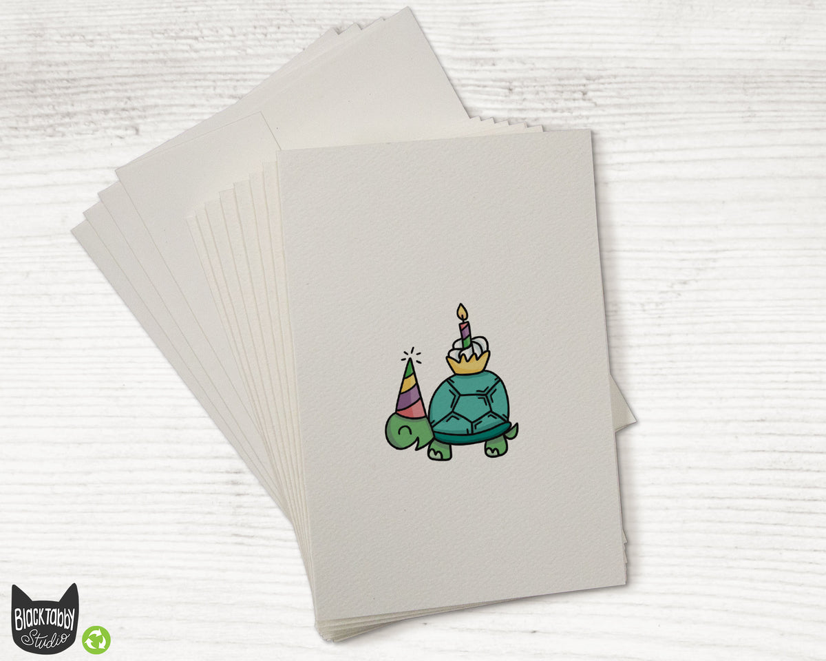 Party Turtle - Birthday Cards – Black Tabby Studio